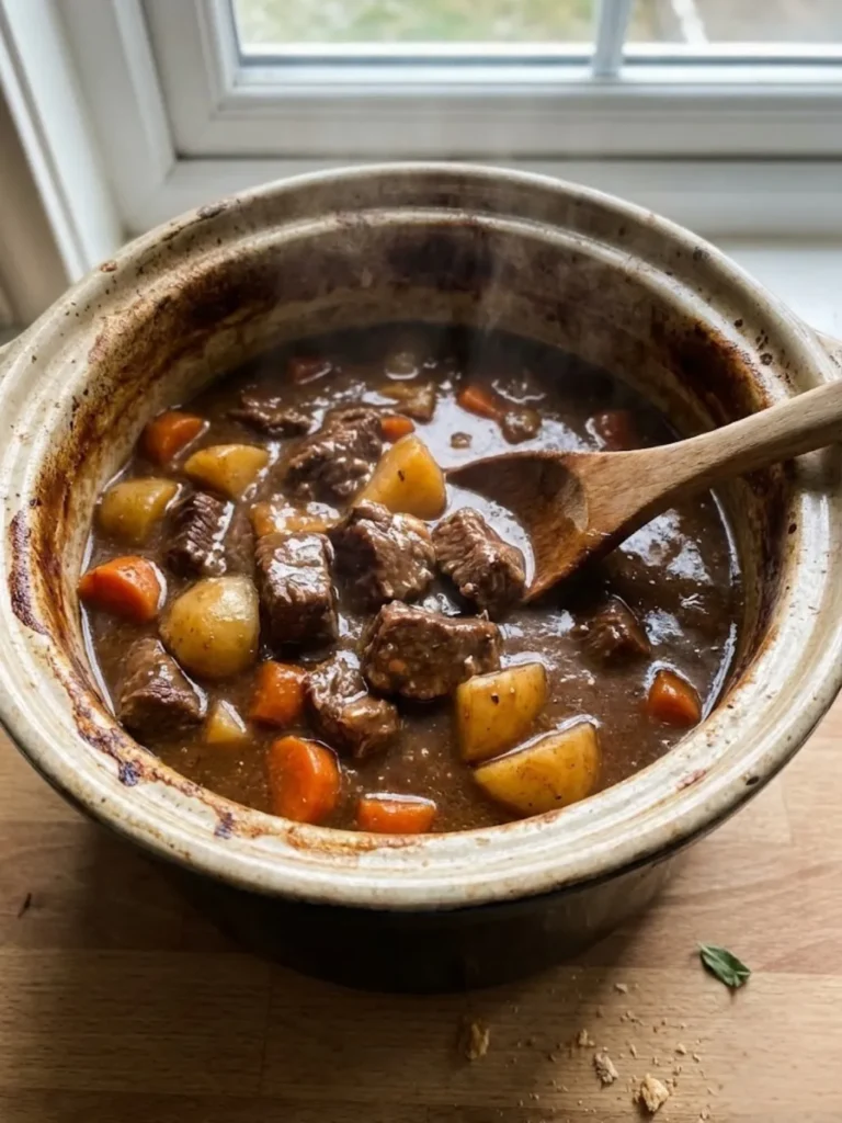 Beef stew recipe crock pot style 5 Steps for Tender Meat
