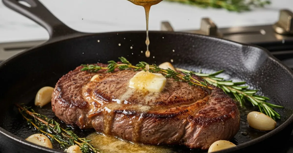 How to cook steak on stove: Best Butter Basting Tips